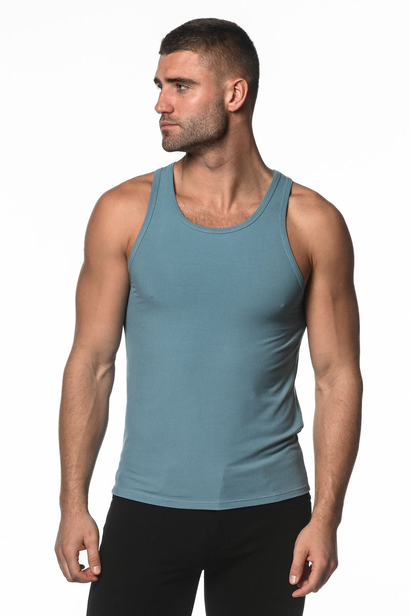 RIB MODAL TANK – Creative Male